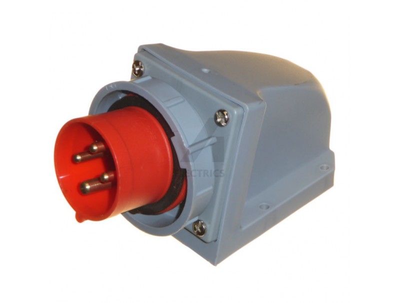16 amp 4 pin 415V volt Red Appliance Socket Inlet