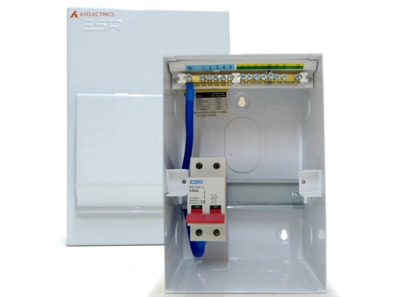 ESR ME6MS Metal Consumer Unit
