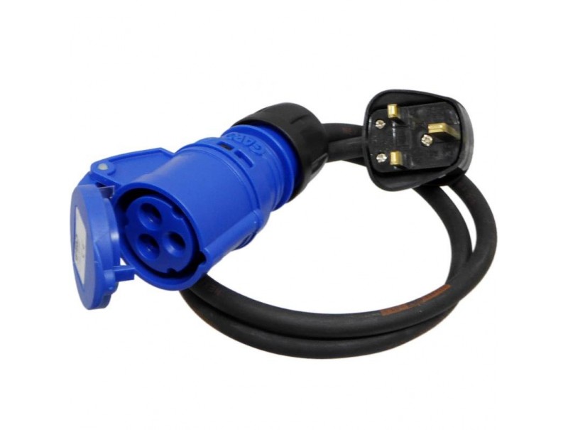 Buy 16 Amp Fly Lead with Rubber Cable Adaptor