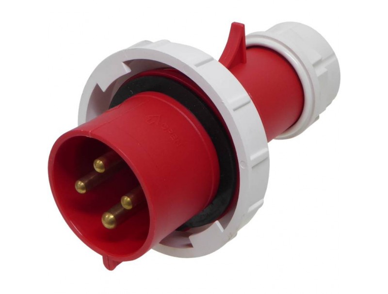 Buy 32 Amp IP67 3 Phase 4 Pin Plug