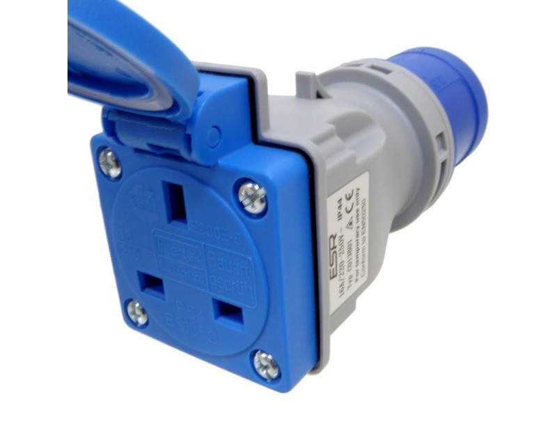 16A to 13A socket converter