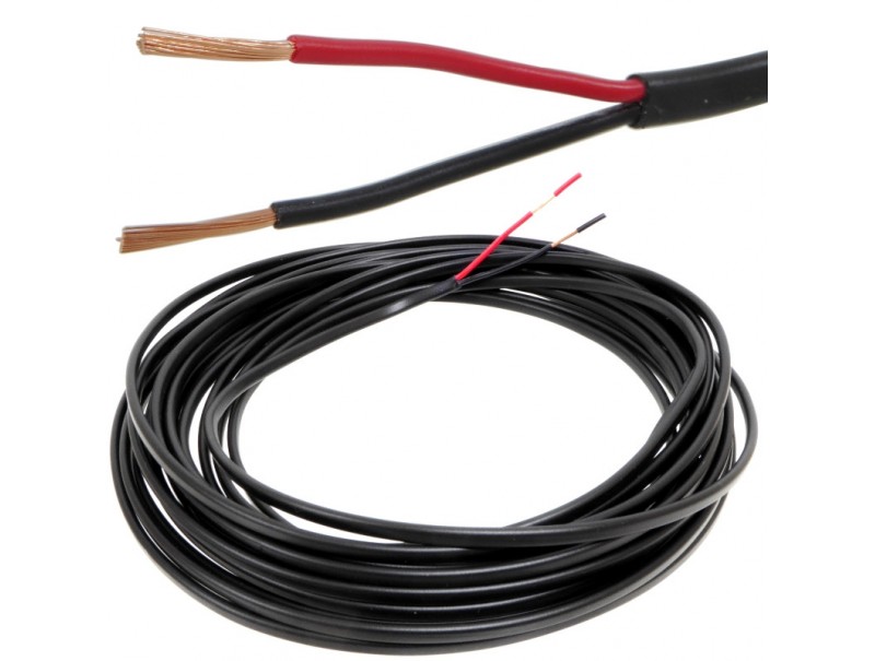 Buy 2 core 1mm 12v 24V Flat Twins Cable for Vehicles
