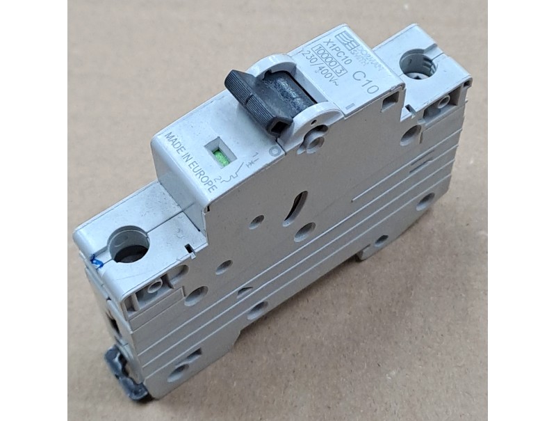 Dorman Smith X1PC10 10A MCB Circuit Breaker – Single Pole Type C, 10kA