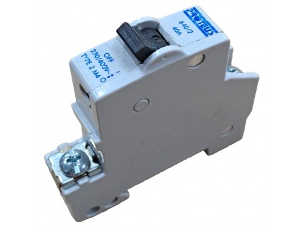 Proteus 640/2 40 Amp Type 2 Single Pole Circuit Breaker