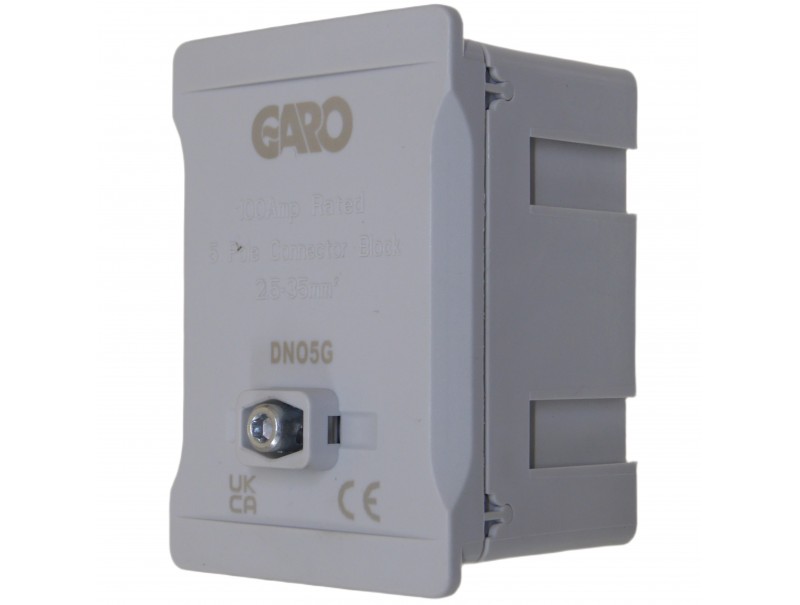 100A 5-Pole Connector Block – Grey