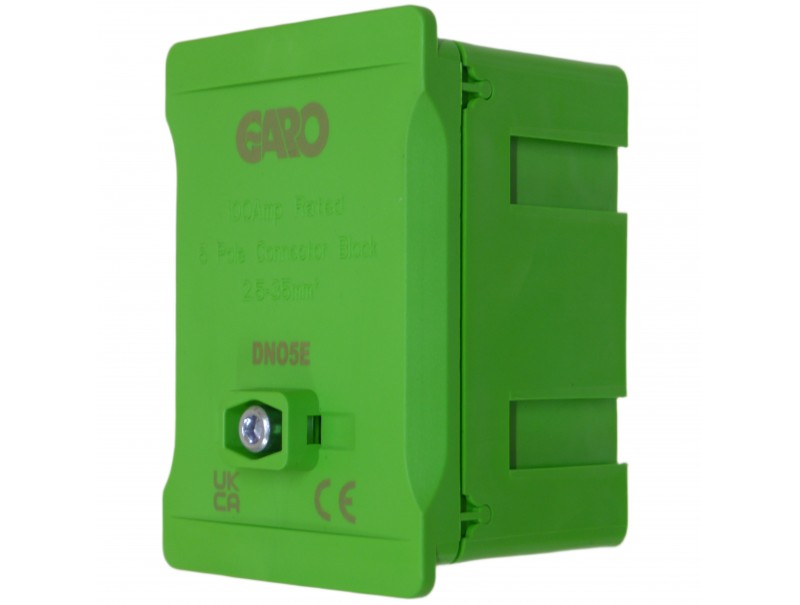 100A 5-Pole Connector Block – Green
