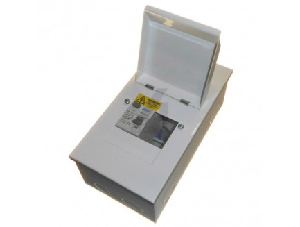 RCD protected Amendment 3 metal consumer unit